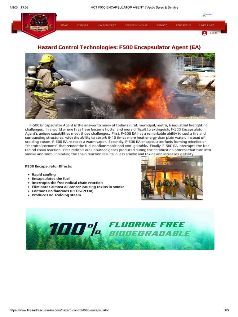 Hazard Control Technologies F500 Encapsulator Agent (EA) | PDF
