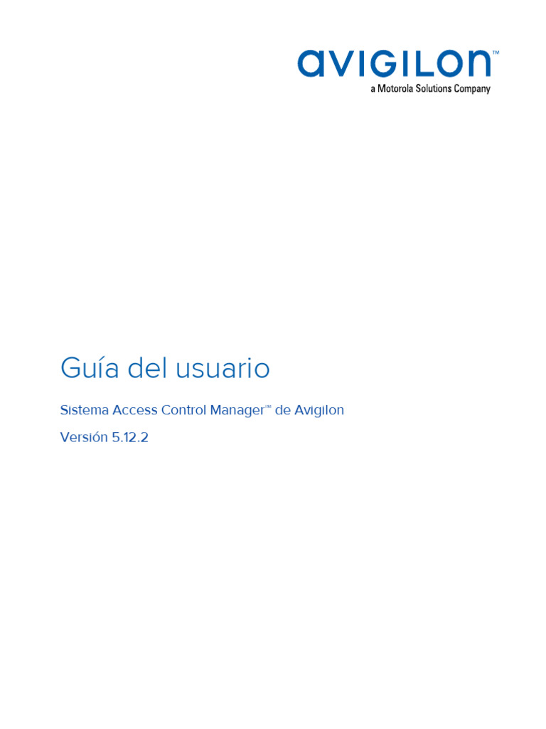 Avigilon Acm Manual | PDF