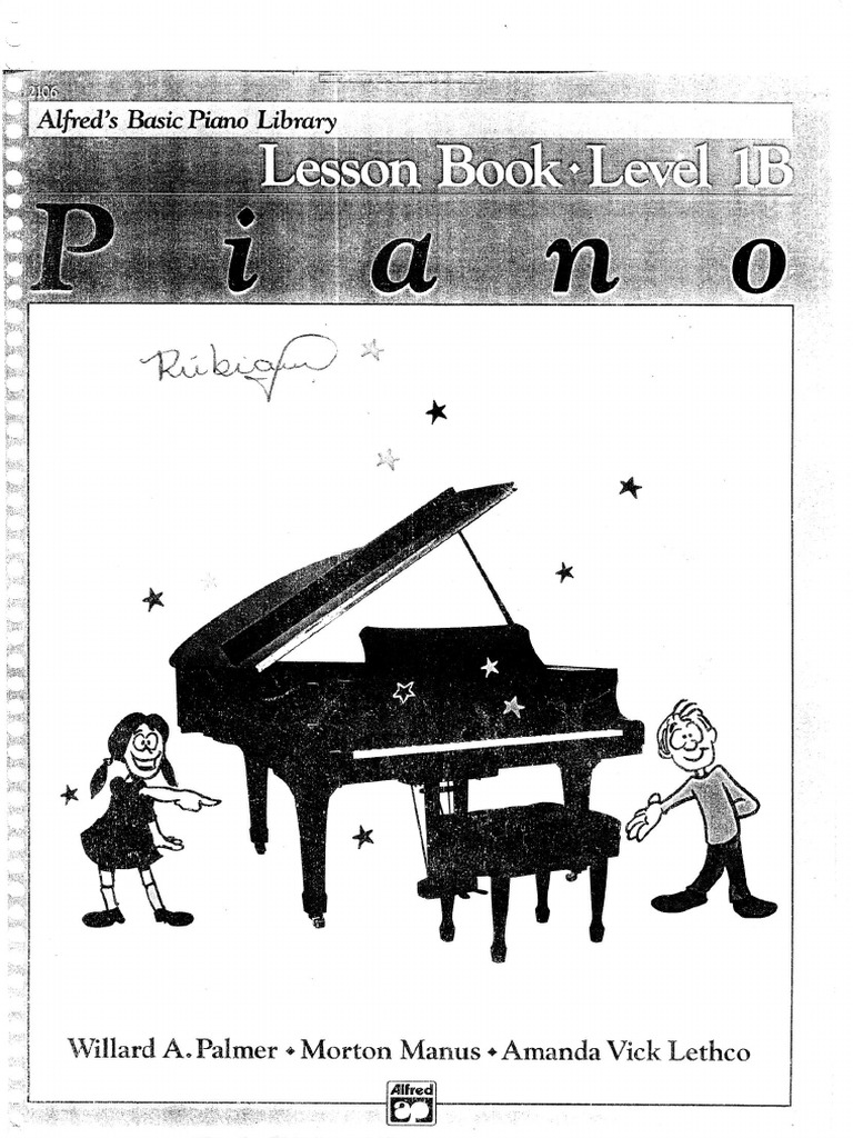 Alfred S - Basic Piano Library - Lesson Book Level 1B | PDF Alfred S - Basic Piano Library - Lesson Book Level 1B | PDF