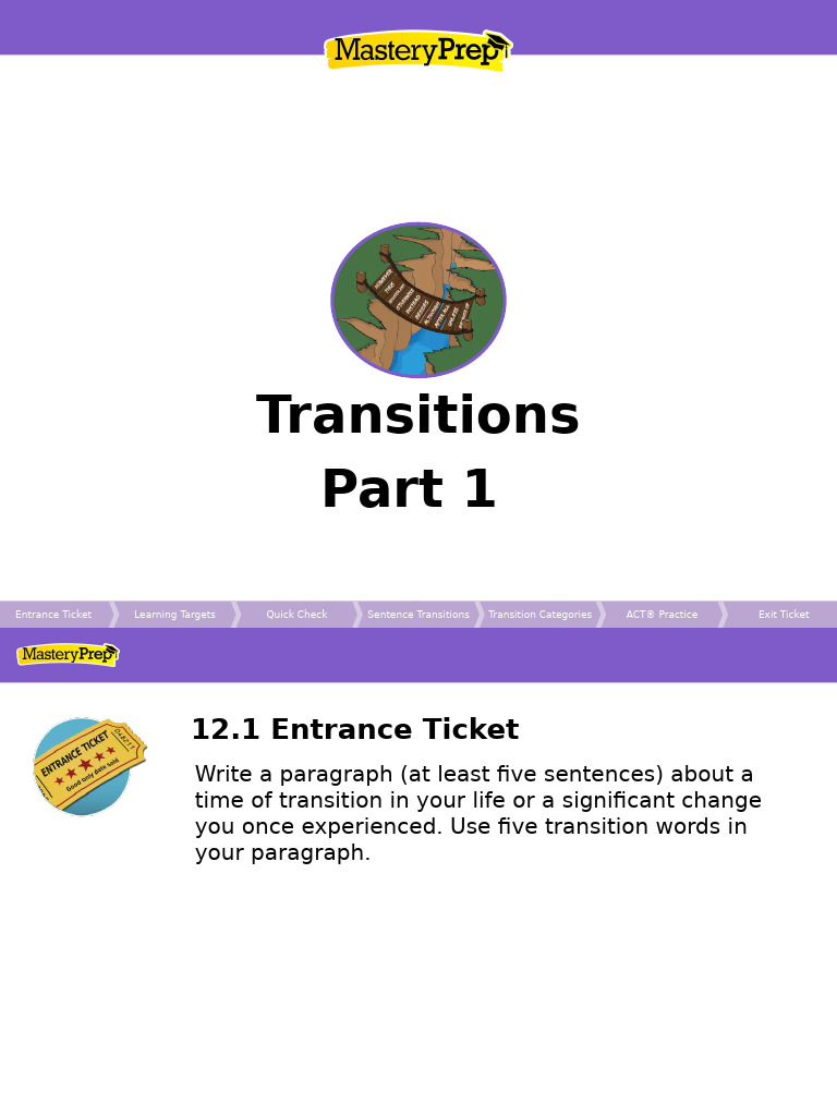 Transitions Powerpoint | PDF