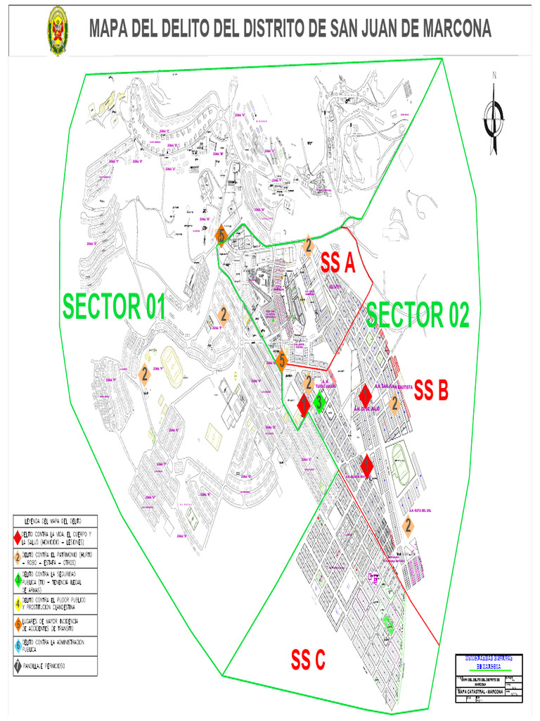 Mapa Delito de La Comisaria PNP Marcona 2024 | PDF
