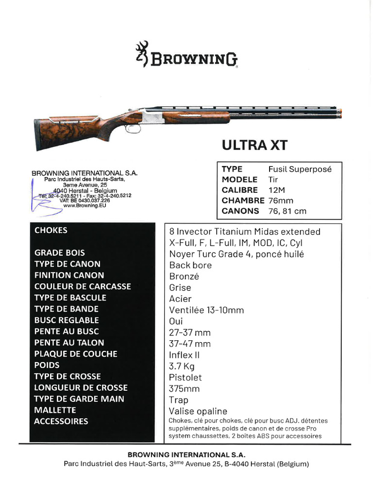 Ultra XT Cal 12-76mm | PDF