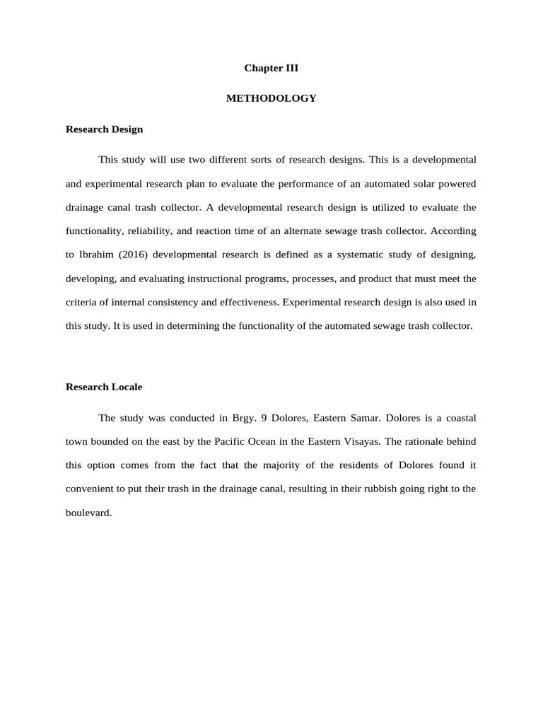 Chapter III Methodology | PDF
