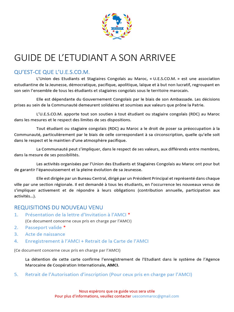 Guide Etudiant | PDF
