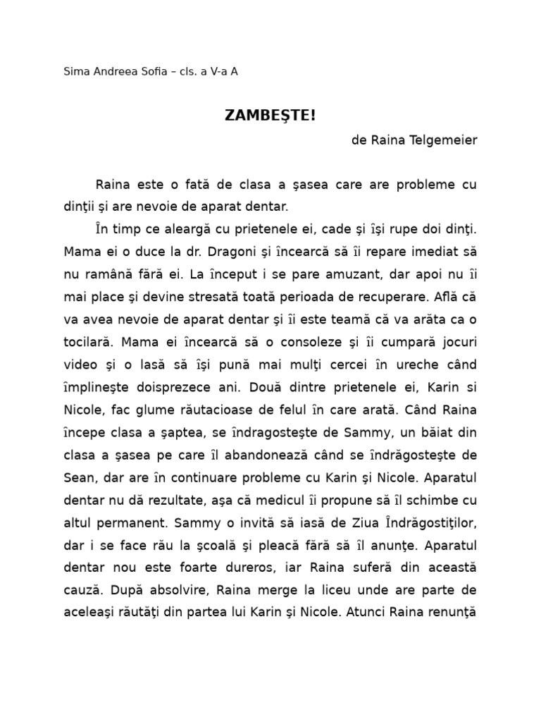 Zambeste Raina Telgemeier | PDF