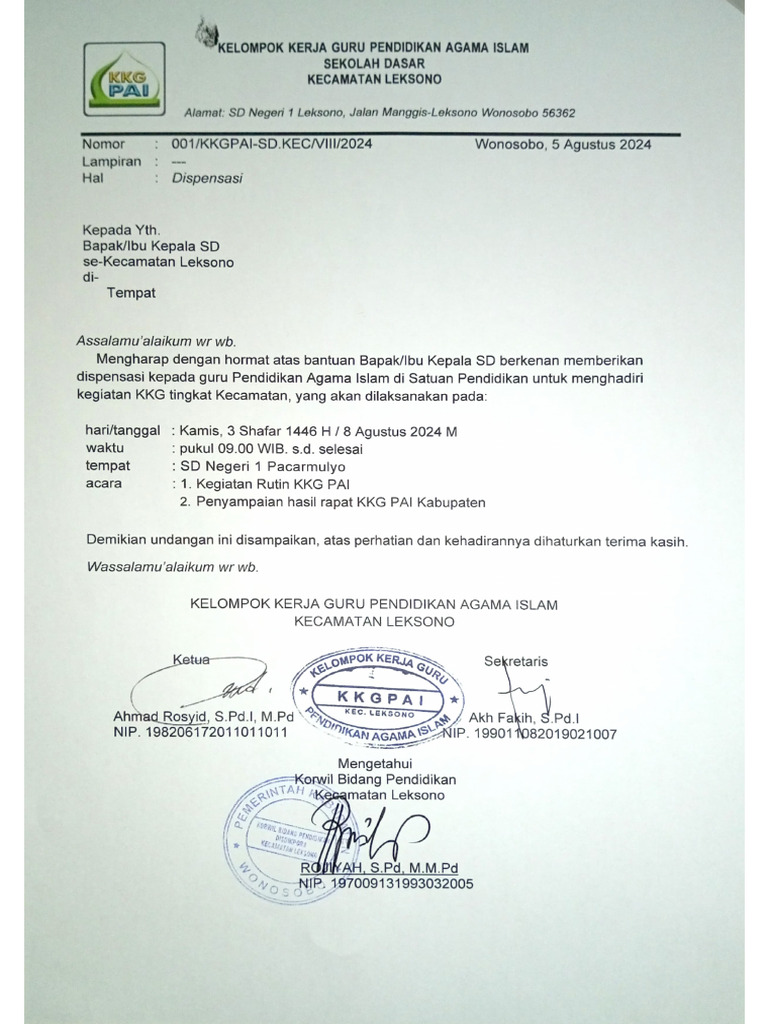 Contoh Undangan | PDF