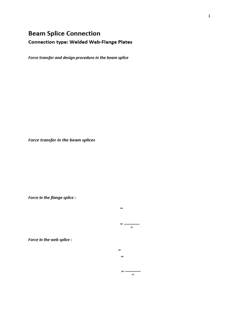 Beam Splice Connection - Hibrit | PDF