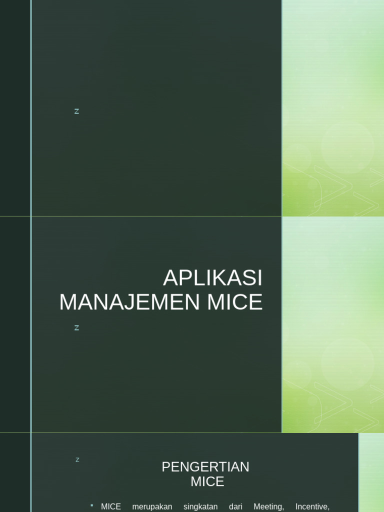 Aplikasi Manajemen Mice | PDF