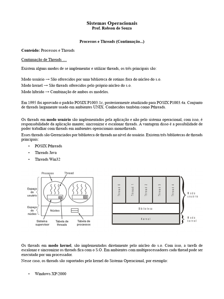 6 Processos e Threads | PDF