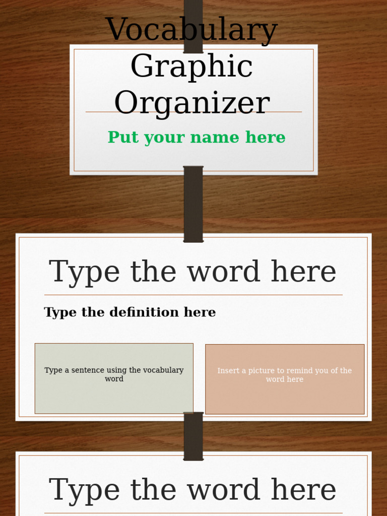 Vocabulary Graphic Organizer 15 Words | PDF | Vocabulary | Applied ...