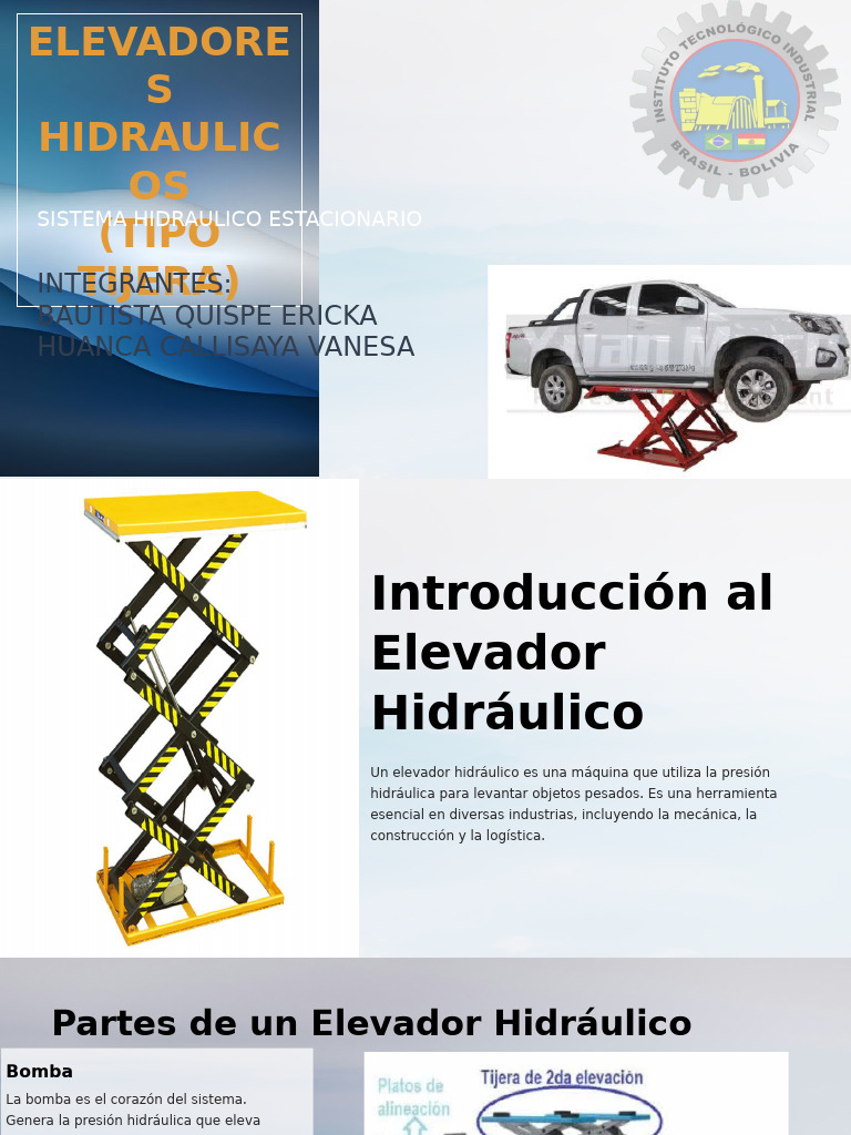 ELEVADOR HIDRAULICO | PDF
