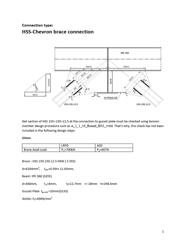 HSS Chevron Brace | PDF