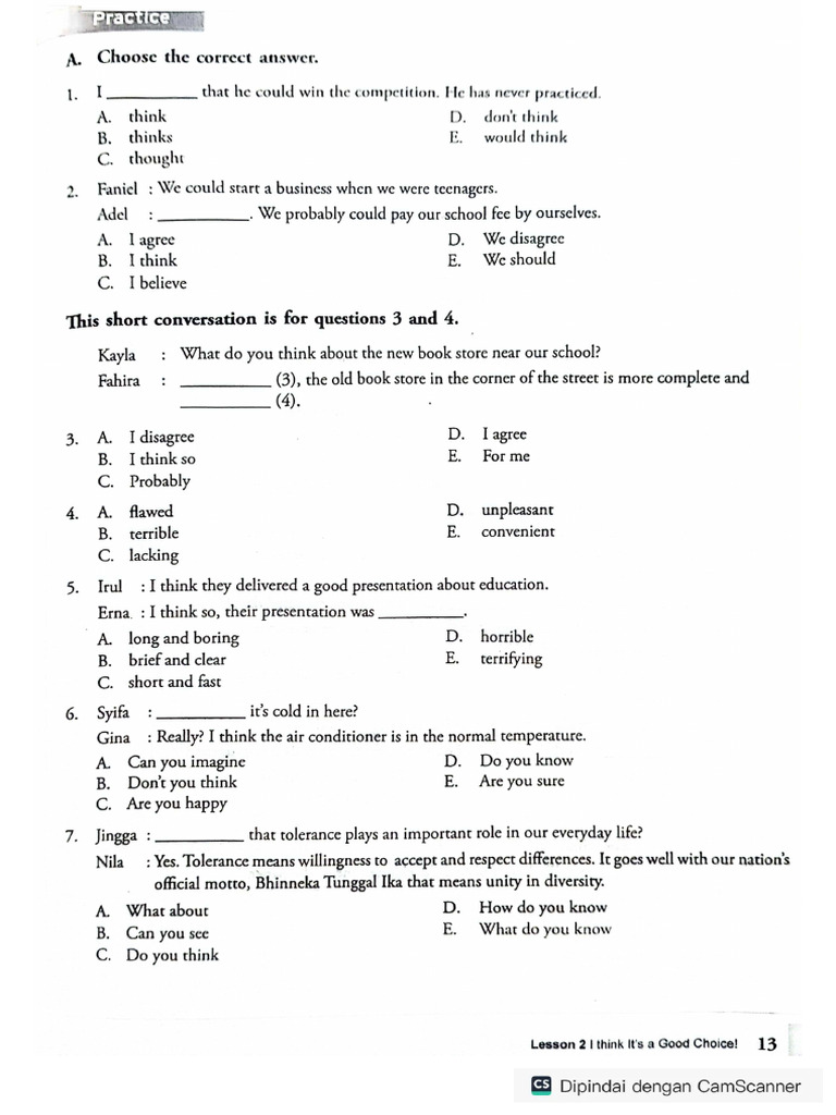 Stating Opinion XI - Assignment 1 | PDF