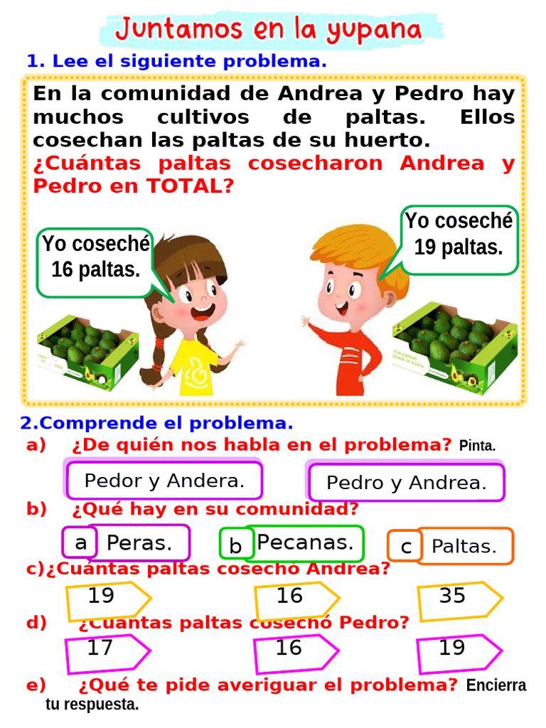 Ficha Juntamos en La Yupana | PDF