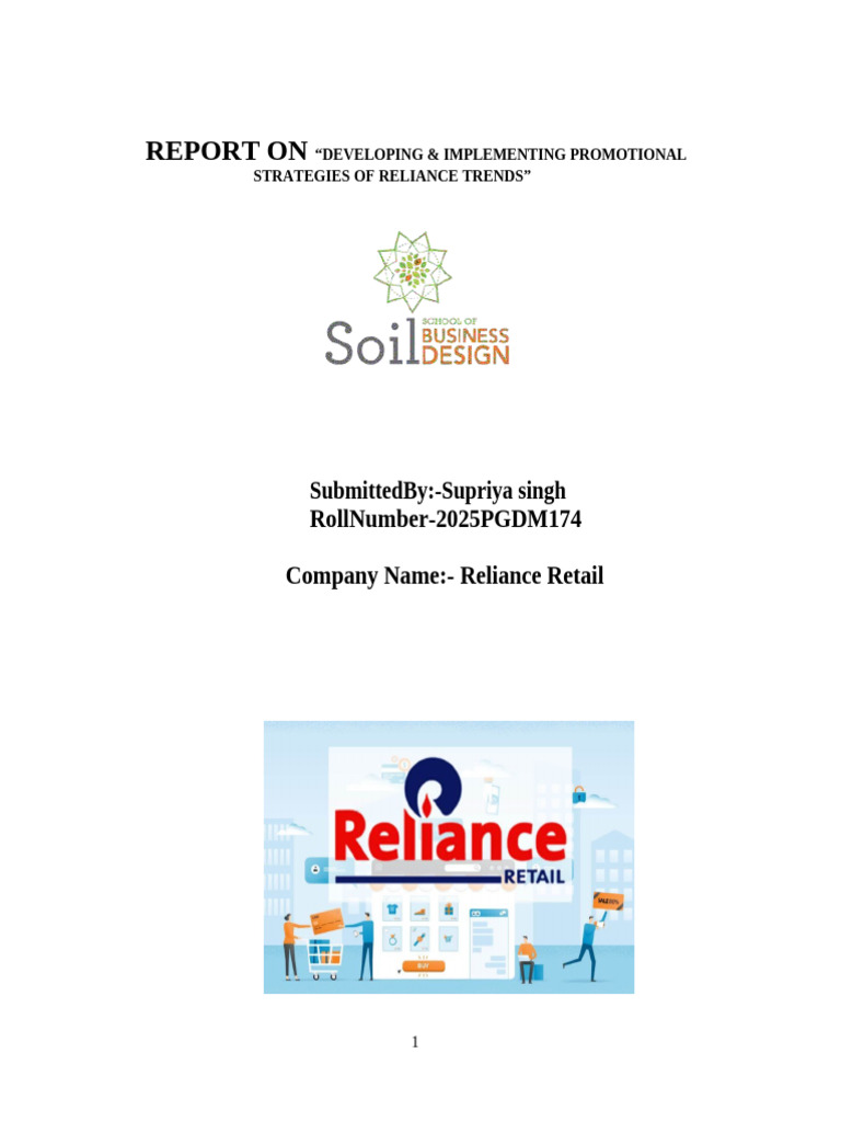 Tanmay - Saxena SIP Report | PDF