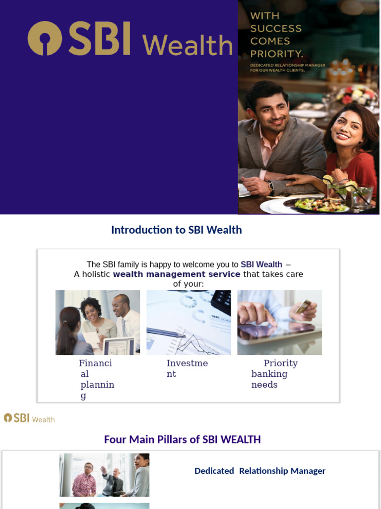 SBI Wealth - Value Proposition | PDF