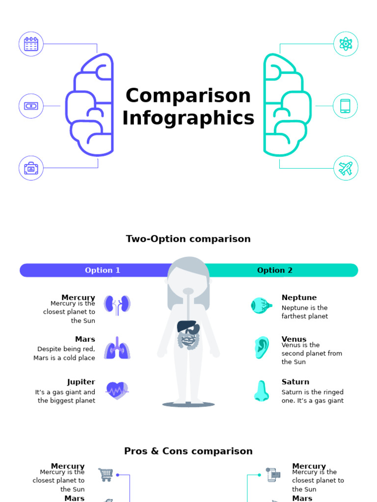 Comparison Infographics by Slidesgo | PDF