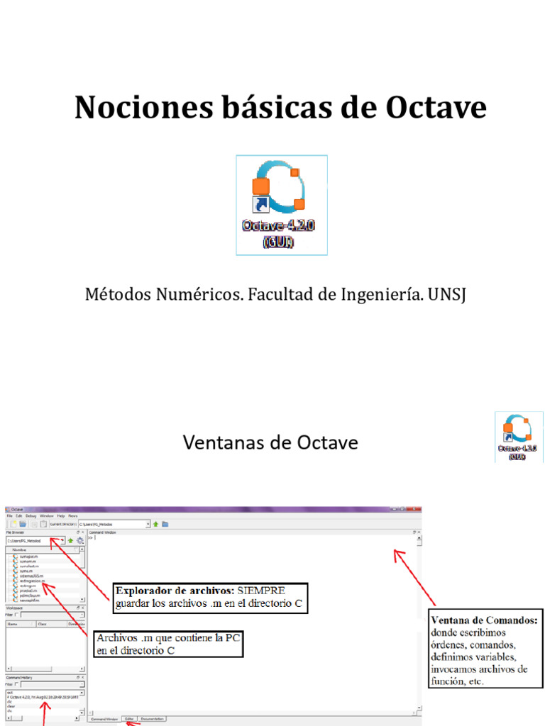 Nociones Básicas de Octave | PDF