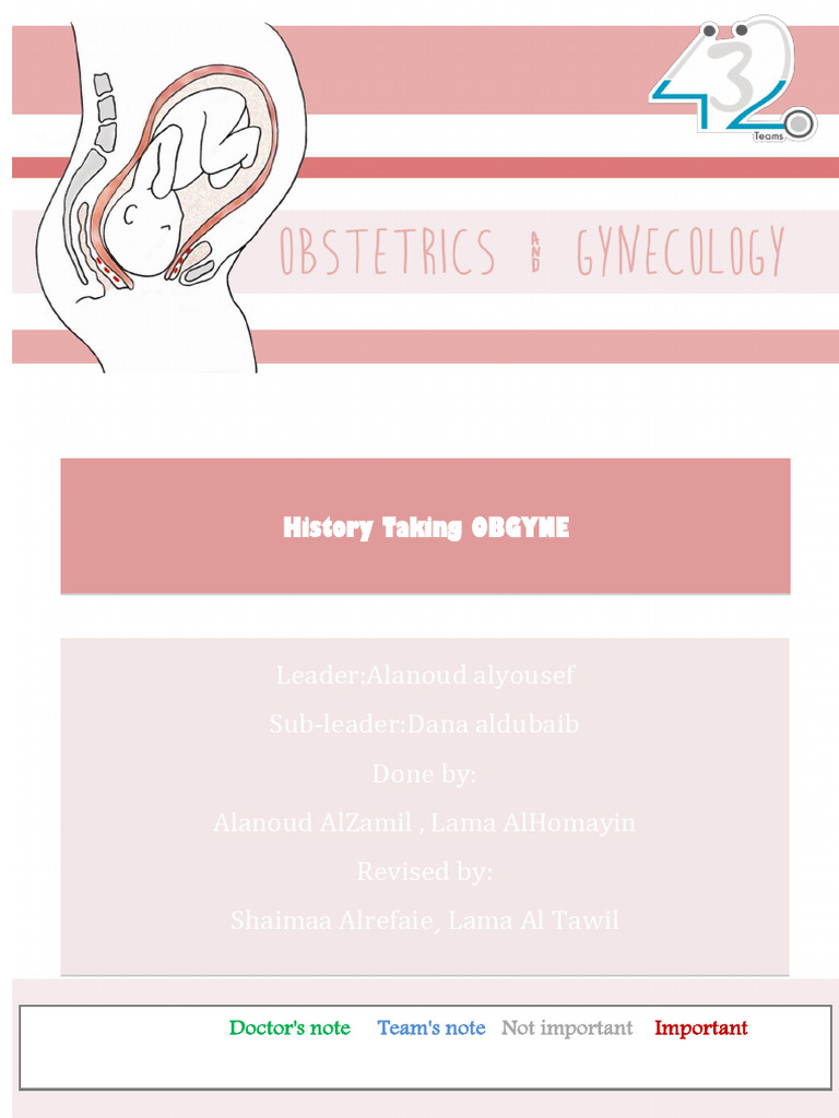 T1-HX Gyne + Ob | PDF | Menstruation | Childbirth
