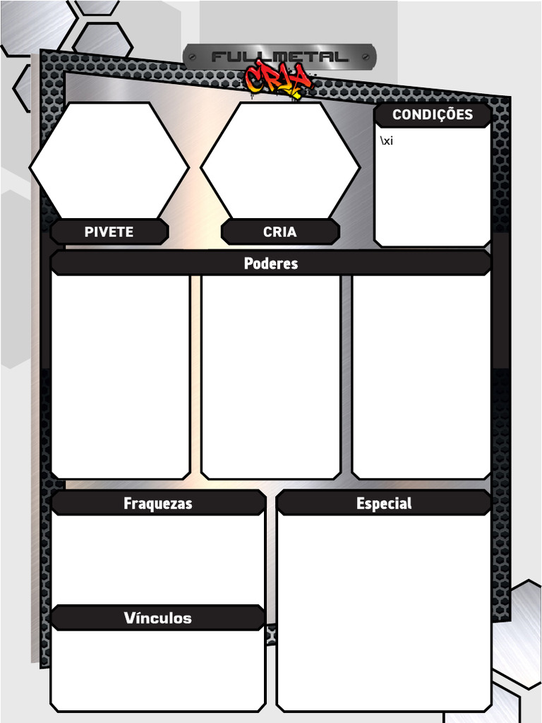 Full-Metal-Cria-Ficha-Editavel Copy2 Copy | PDF Full-Metal-Cria-Ficha-Editavel Copy2 Copy | PDF