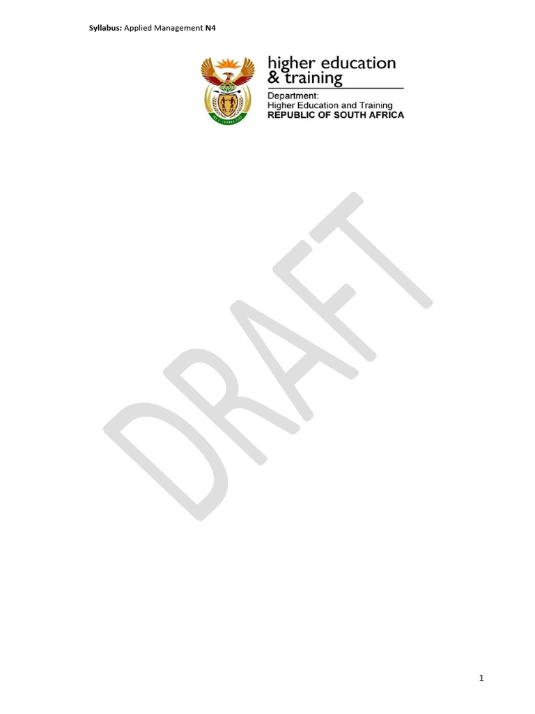 N4 Applied Management | PDF