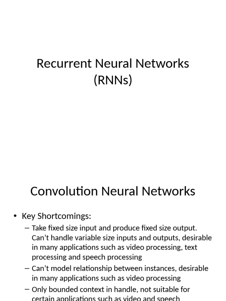 Lecture 09 RNN | PDF