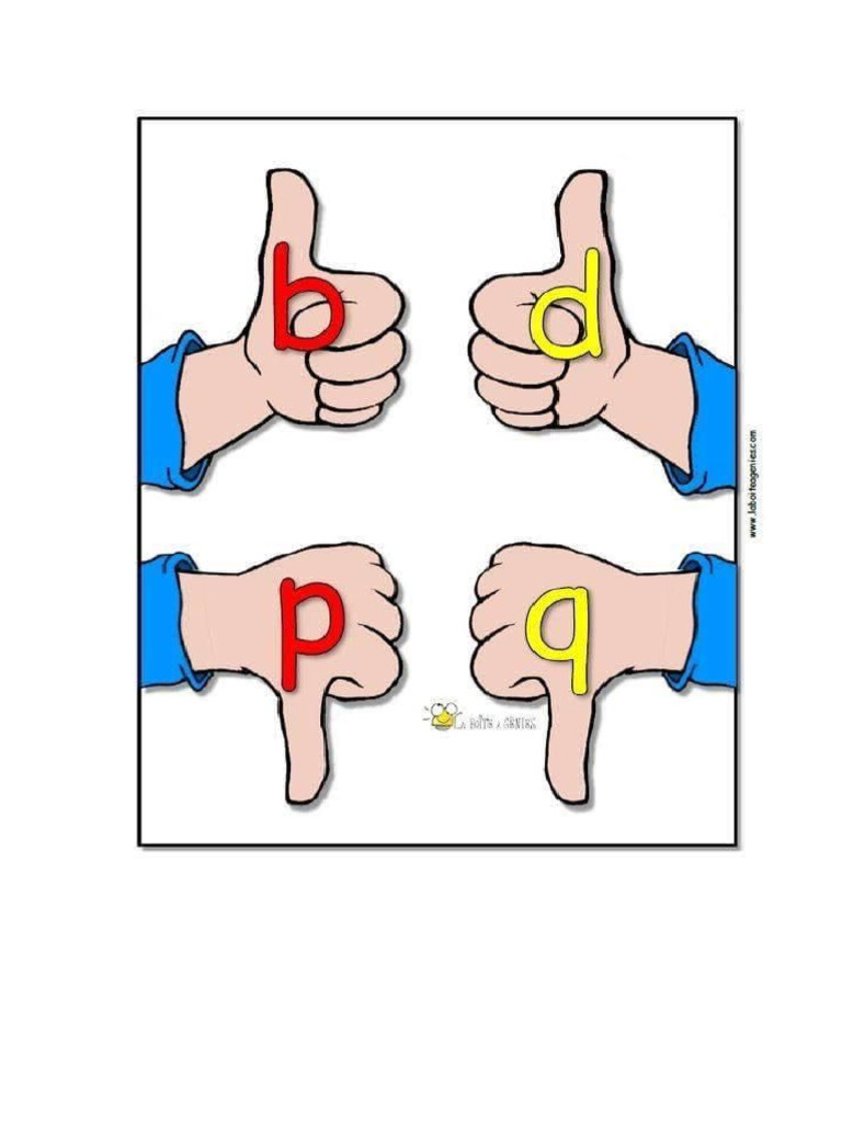 Discriminación Visual B D P Q | PDF