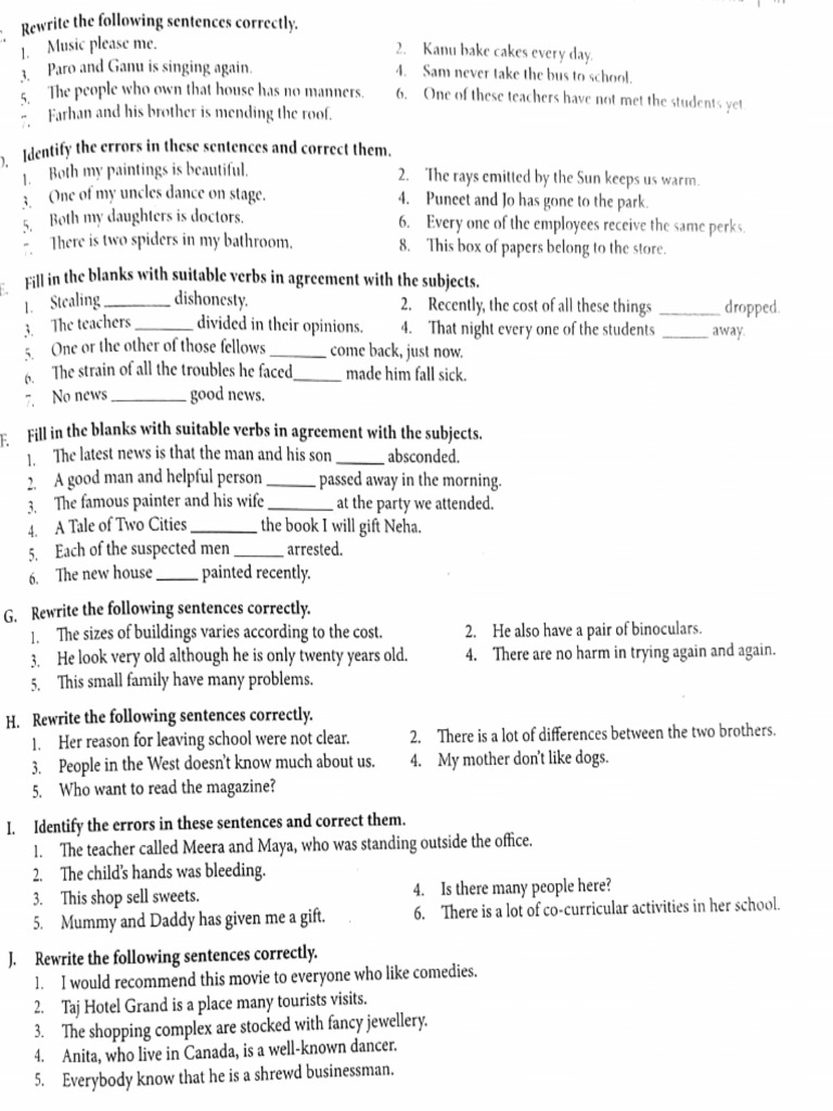 Subject - Veeb Concord Excercise | PDF