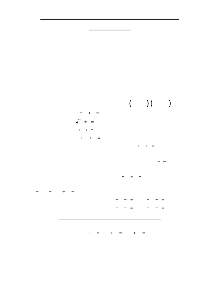 Straight Line IMP. Model | PDF