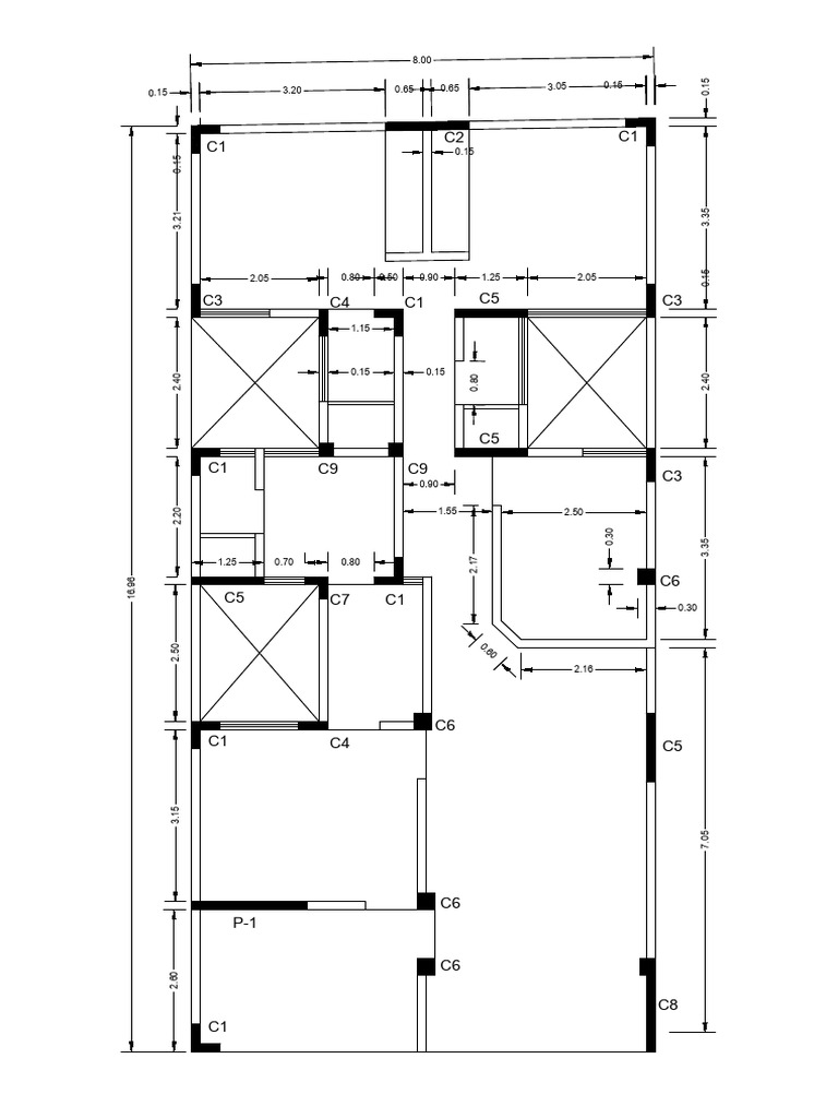 Plano de Estructuras-Model | PDF