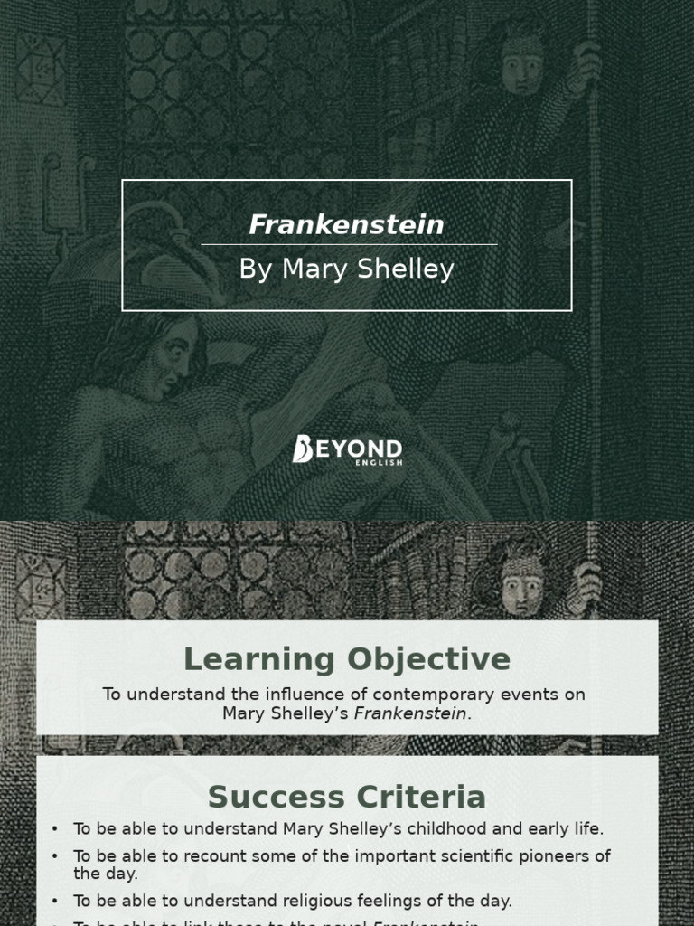 Frankenstein Context | PDF | Frankenstein | Mary Shelley