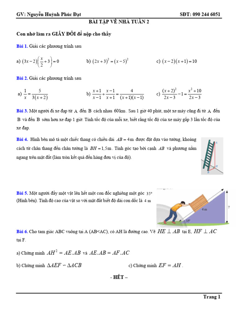 PDF t2 BTVN Giai PT TSLG | PDF