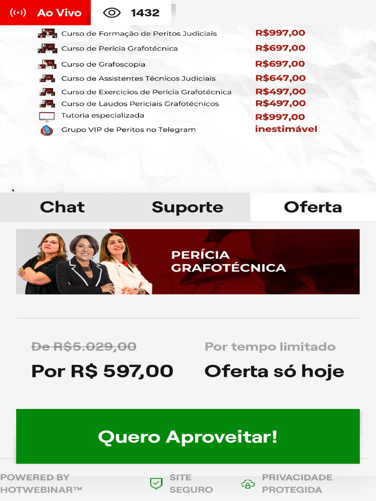 Os 3 Segredos para Se Tornar Um Perito Grafotécnico. Curso Beta | PDF