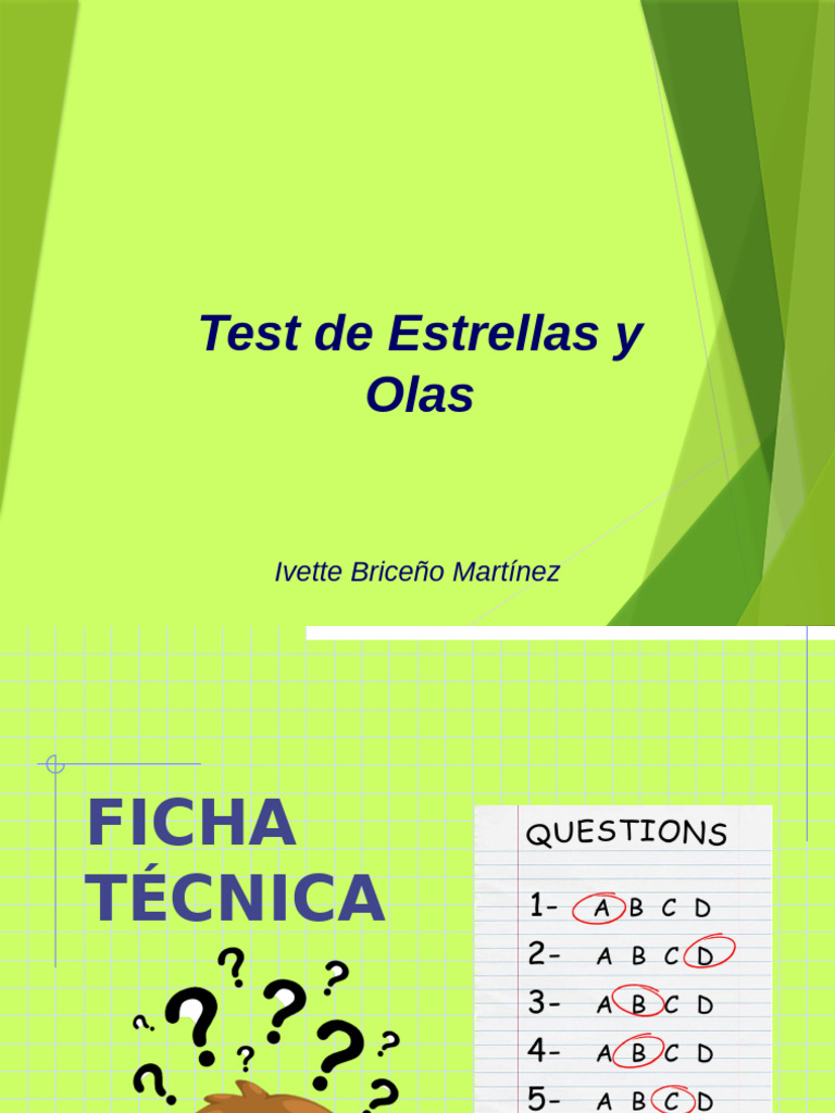 Test de Estrellas y Olas | PDF