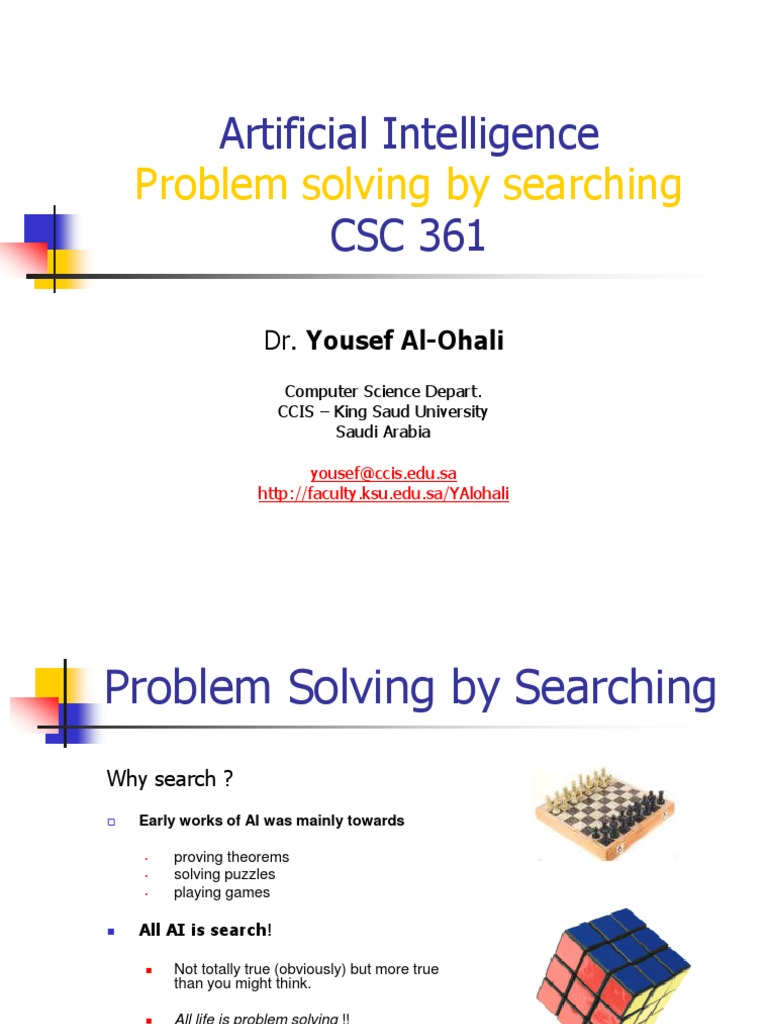 Problem Formulation | PDF | Artificial Intelligence | Intelligence (AI ...
