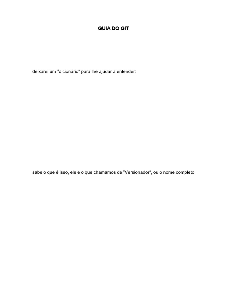 Guia Do Git | PDF