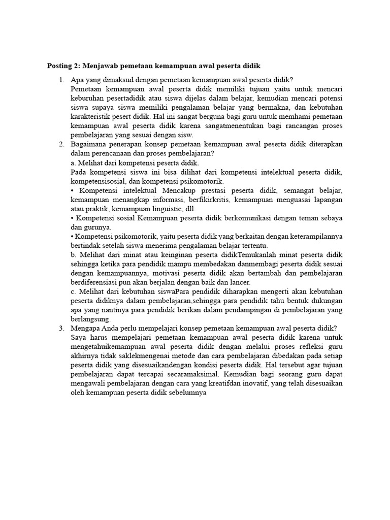 Topik 1. Eksplorasi Konsep Lk. Posting Diri | PDF