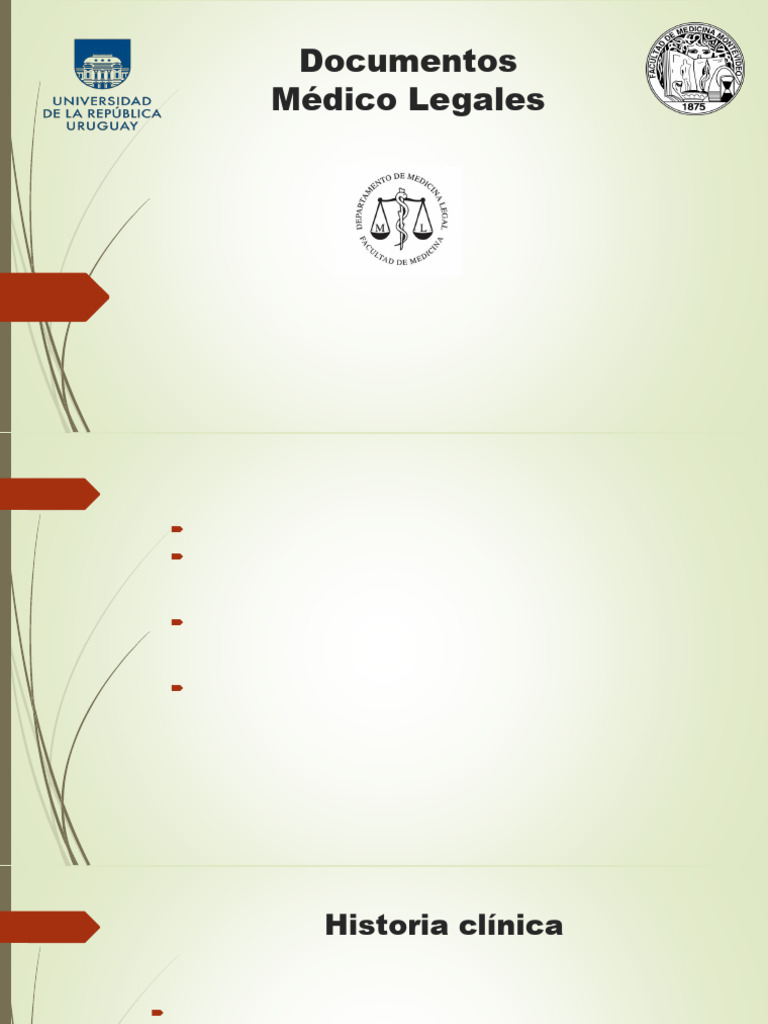 DOCUMENTOS MEDICO LEGALES uruguay | PDF