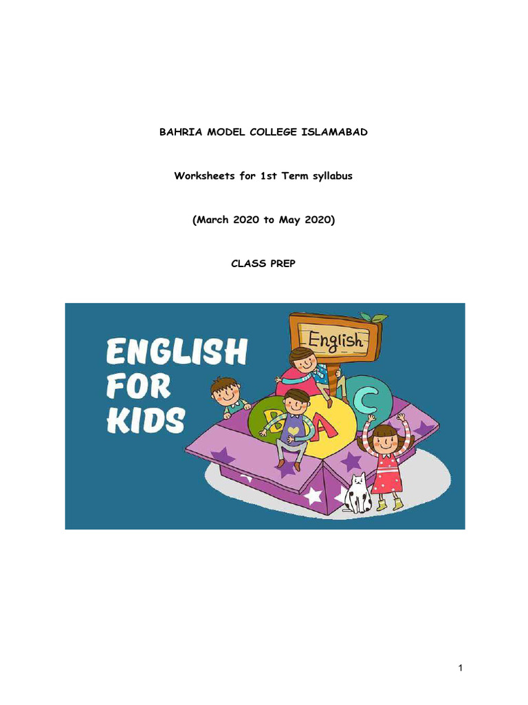 All Worksheets of Class Prep 2 | PDF