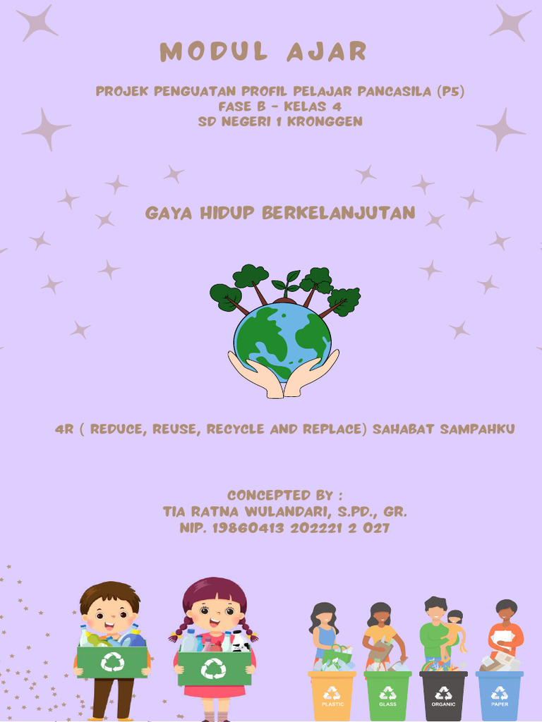 Modul Projek - 4R (Reduce, Reuse, Recycle, Replace) Sahabat Sampahku ...