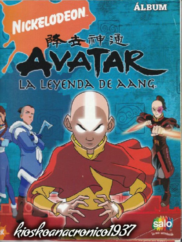 Álbum Avatar La Leyenda de Aang SALO 2007 | PDF