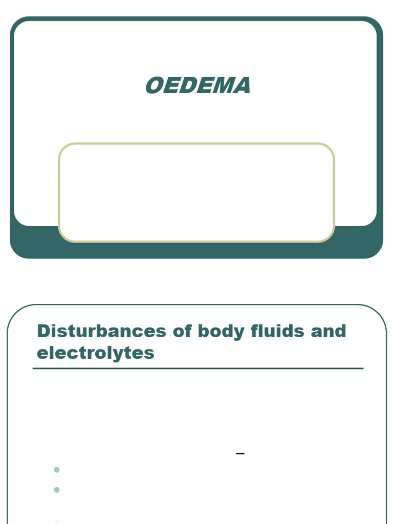 oedema-24-25 | PDF
