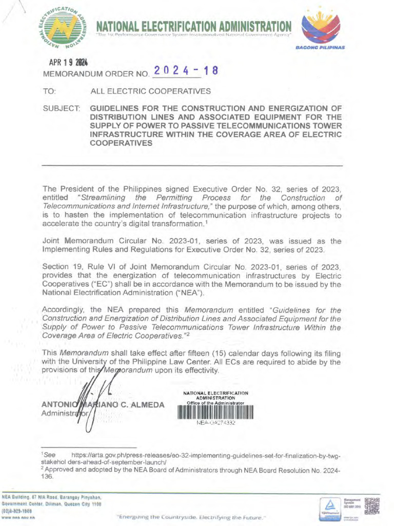 Memo To ECs No. 2024-18 | PDF