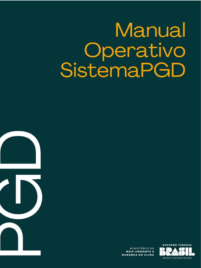 Manual Operativo Sistema PGD MMA | PDF