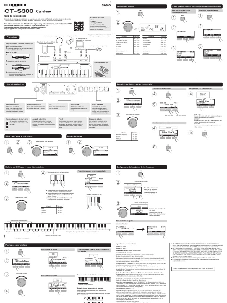 CTS300 Quickstartguide A ES | PDF