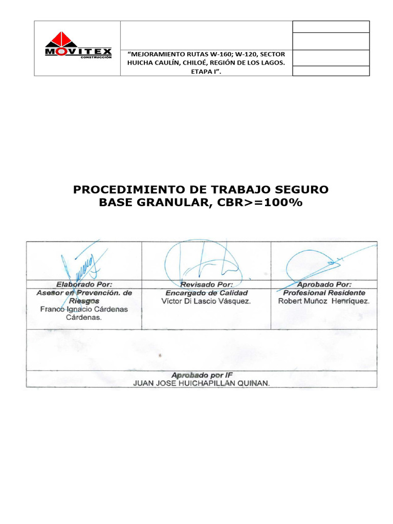 PTS Base Granular CBR 100 | PDF