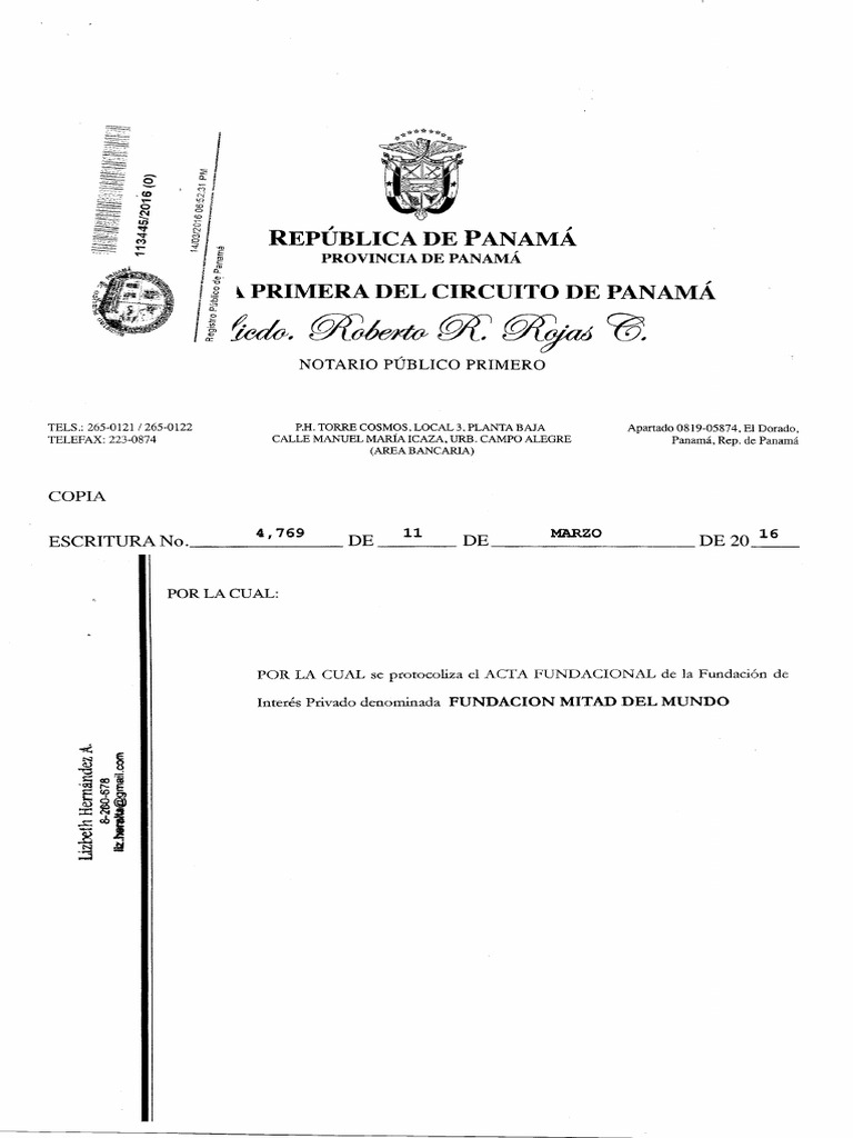 Escritura FMDM | PDF