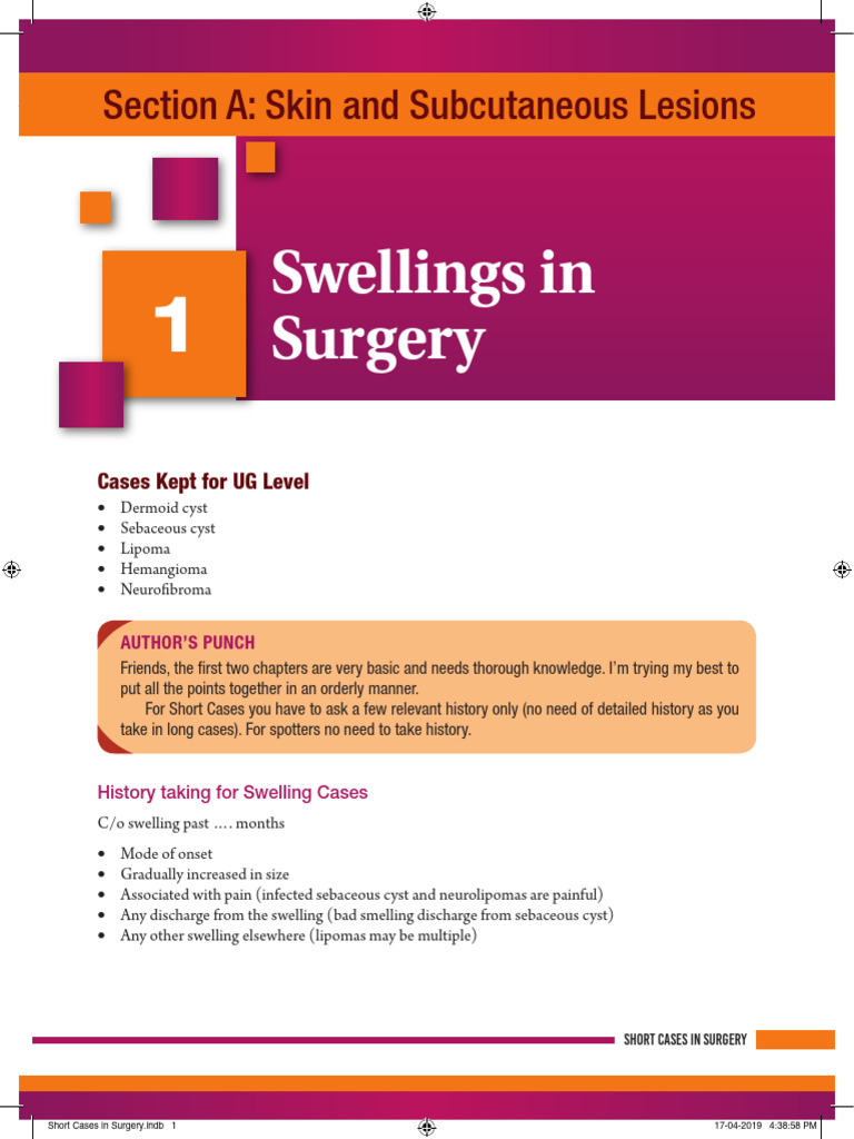 Short Cases in Surgery | PDF