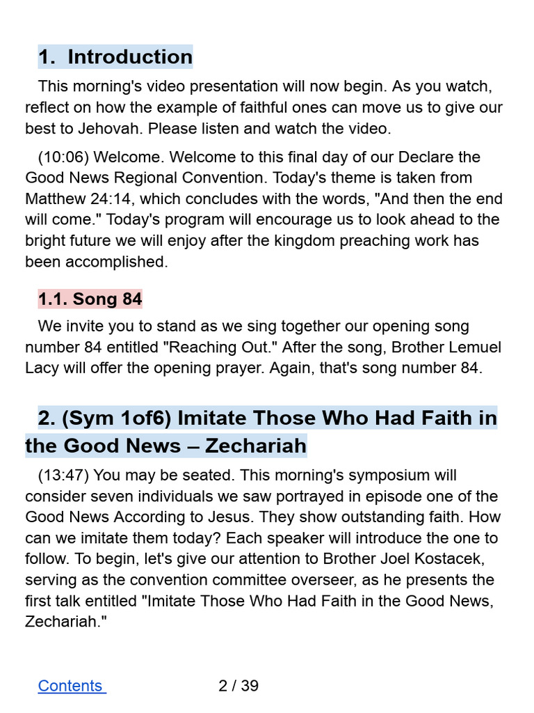 1.1. Song 84 | PDF