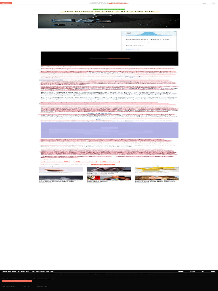 CRTL Alt Del | PDF